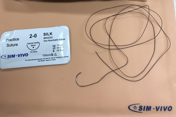 2-0 Silk Suture - Individually Packaged, Bag of 50 - SIM*VIVO